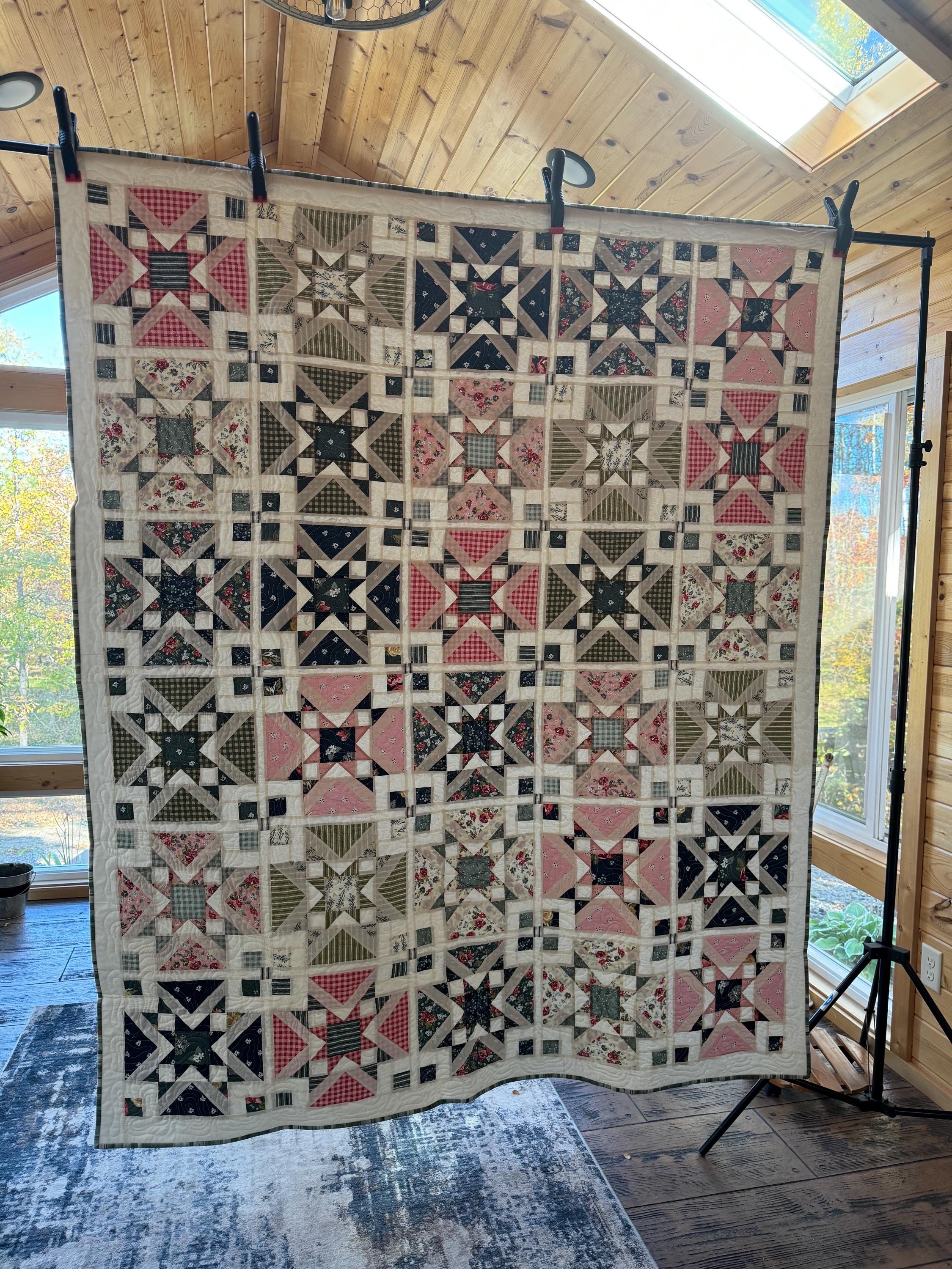 Star Mix-up Block Piecework Quilt for Sale - Etsy