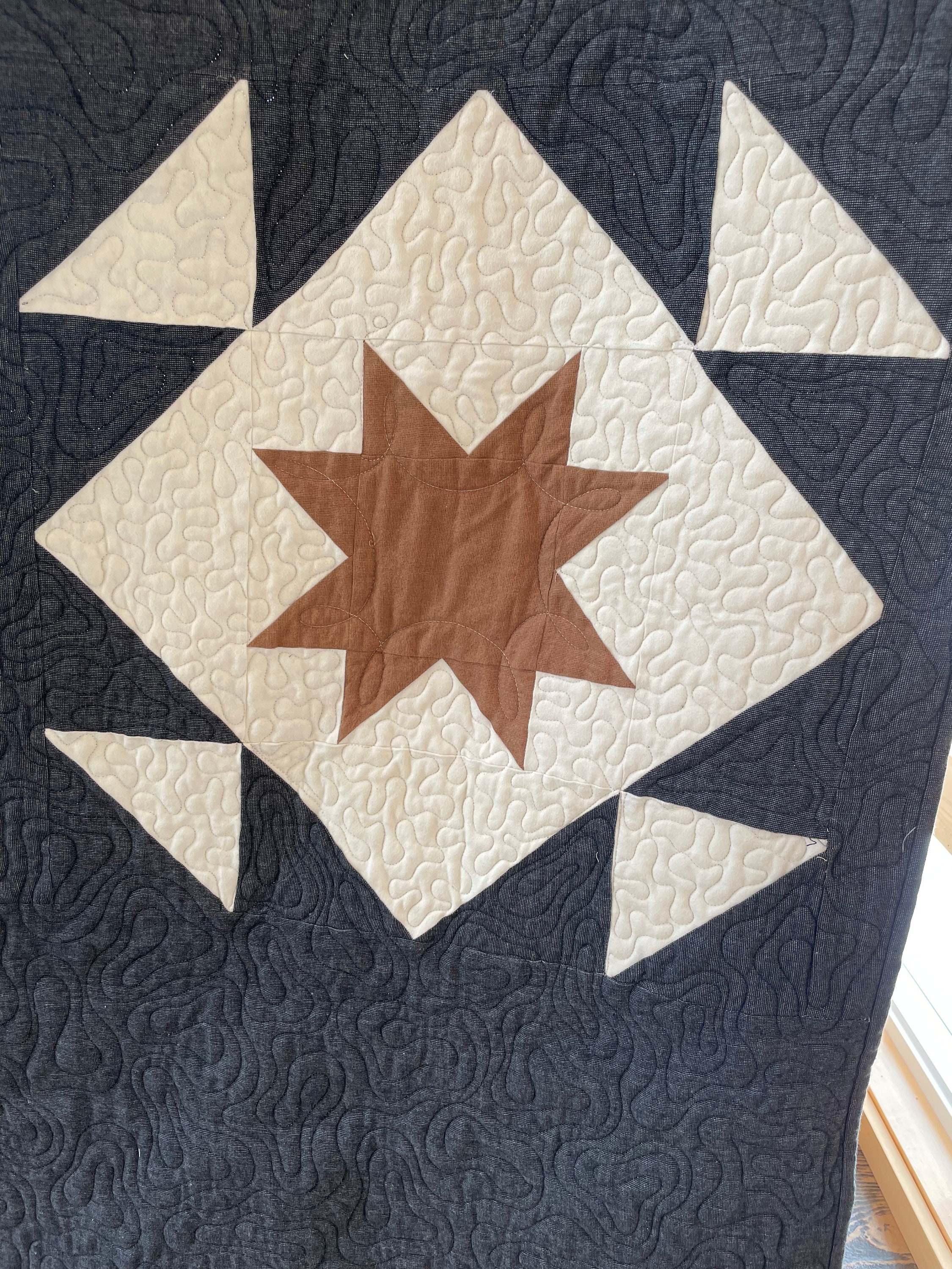 Modern Farmhouse Piecework Quilt for Sale - Etsy
