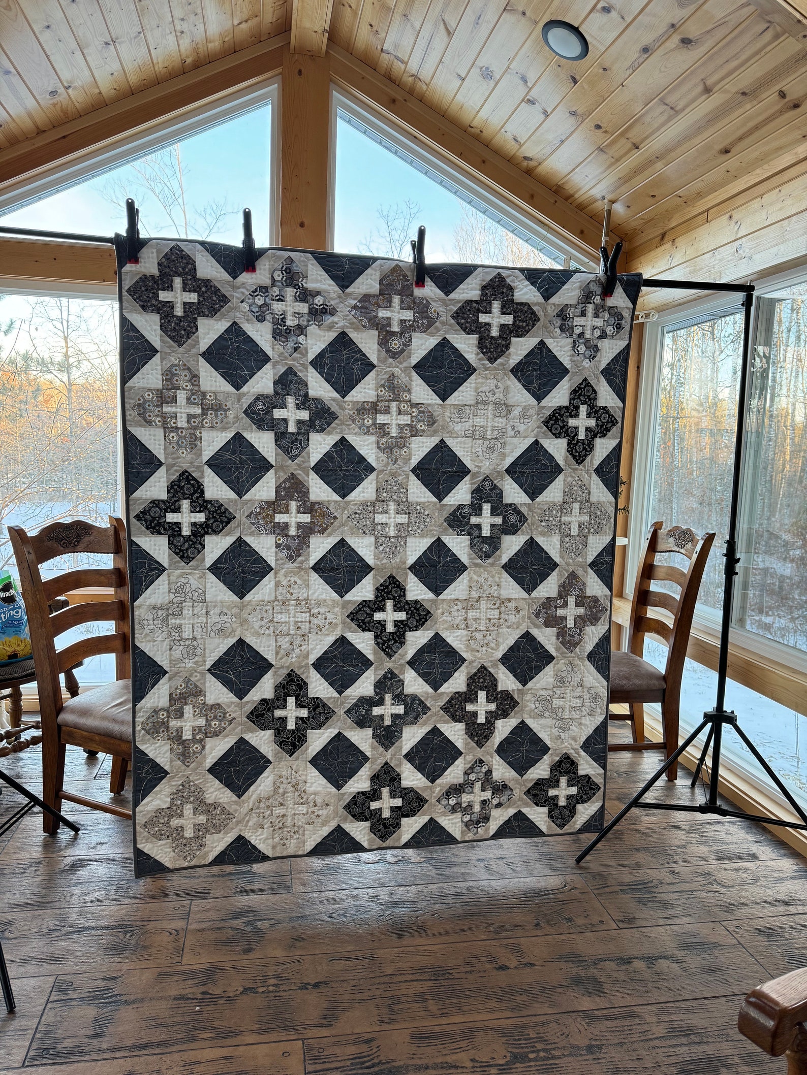 Stones Throw Piecework Quilt for Sale - Etsy