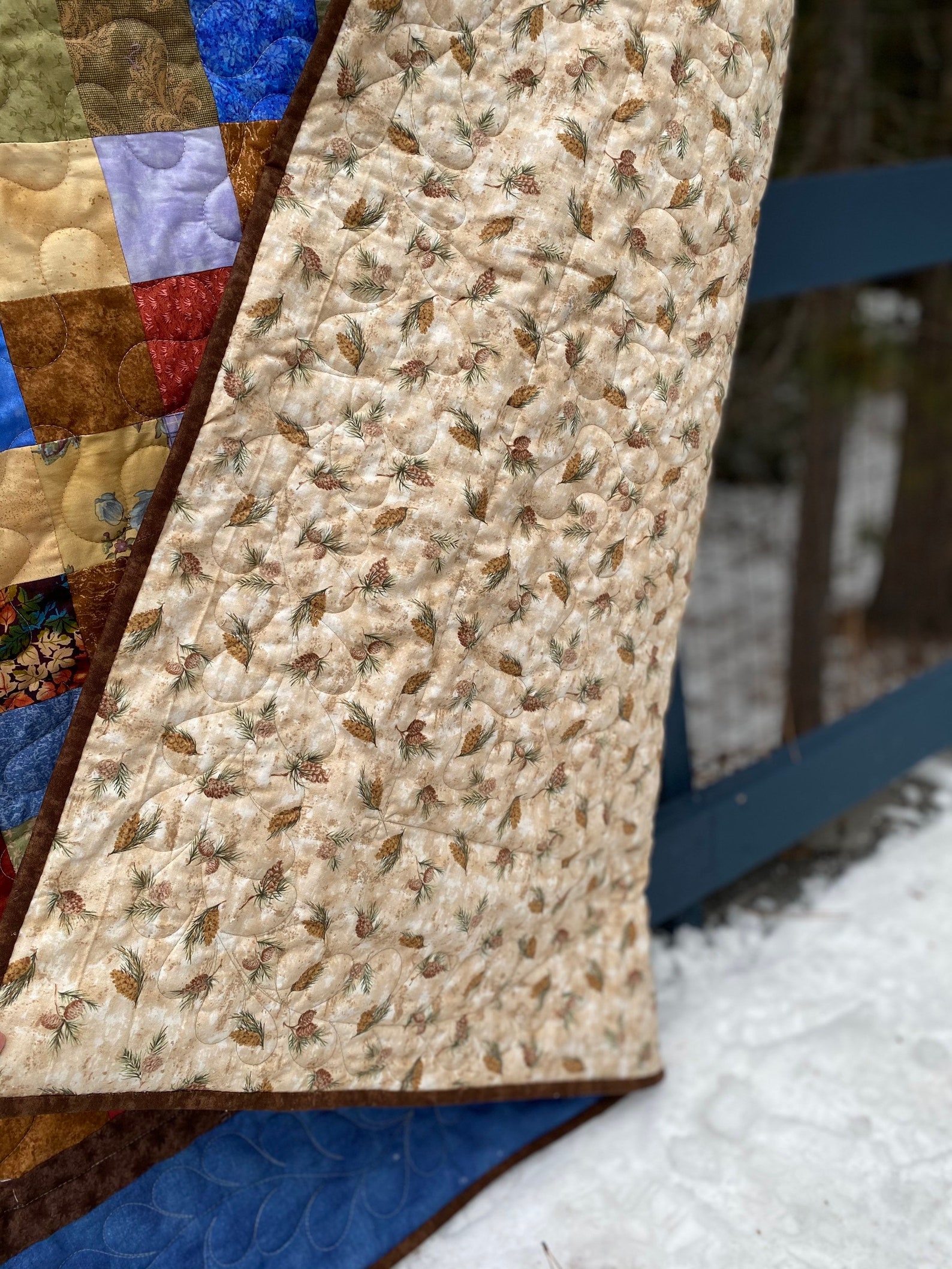 Multi-colored Patchwork Handmade Quilt for Sale - Etsy