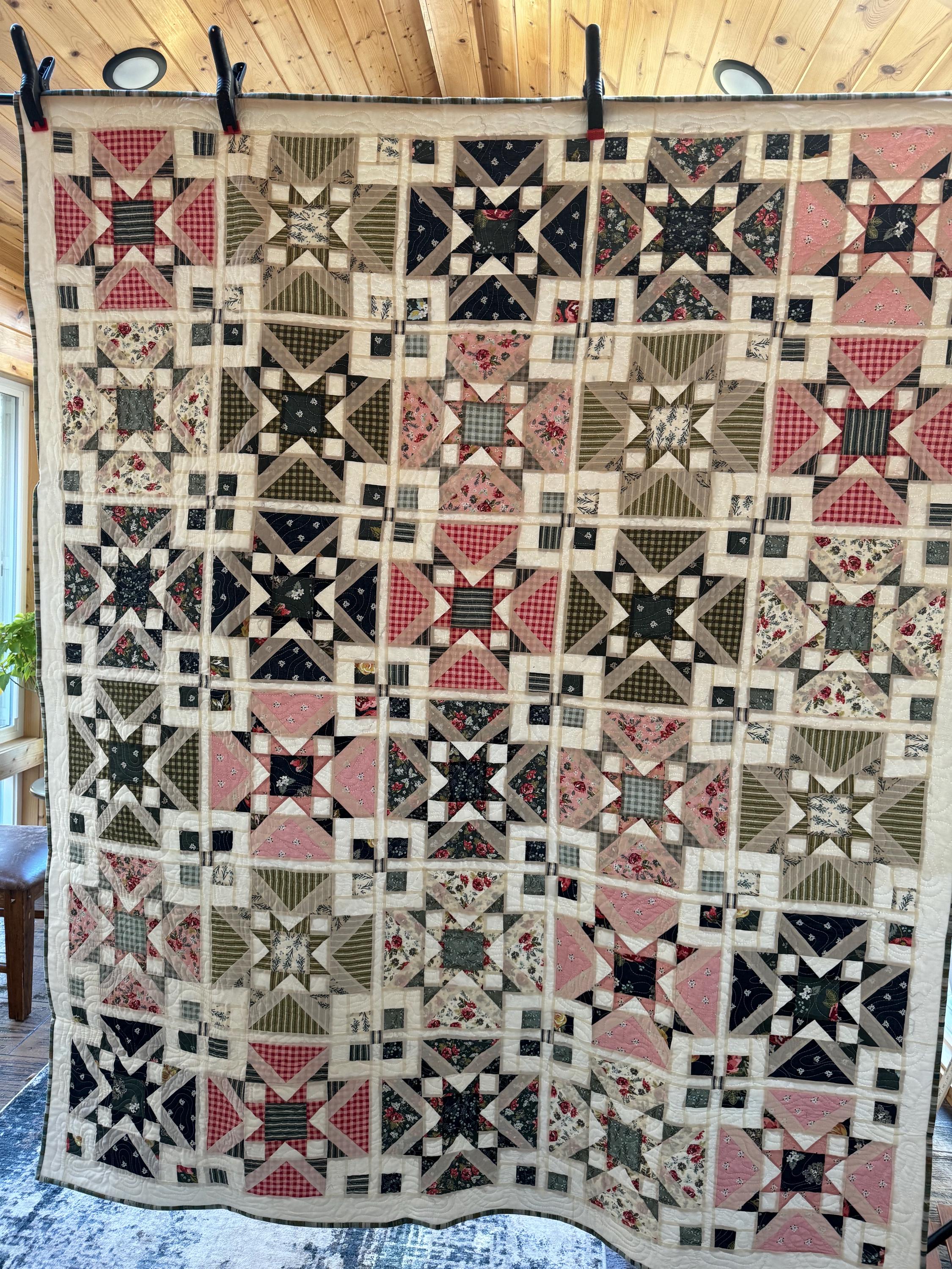 Star Mix-up Block Piecework Quilt for Sale - Etsy