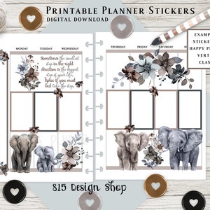 Beginner Friendly Easy to Follow Layout Printable Planner Sticker Set ...