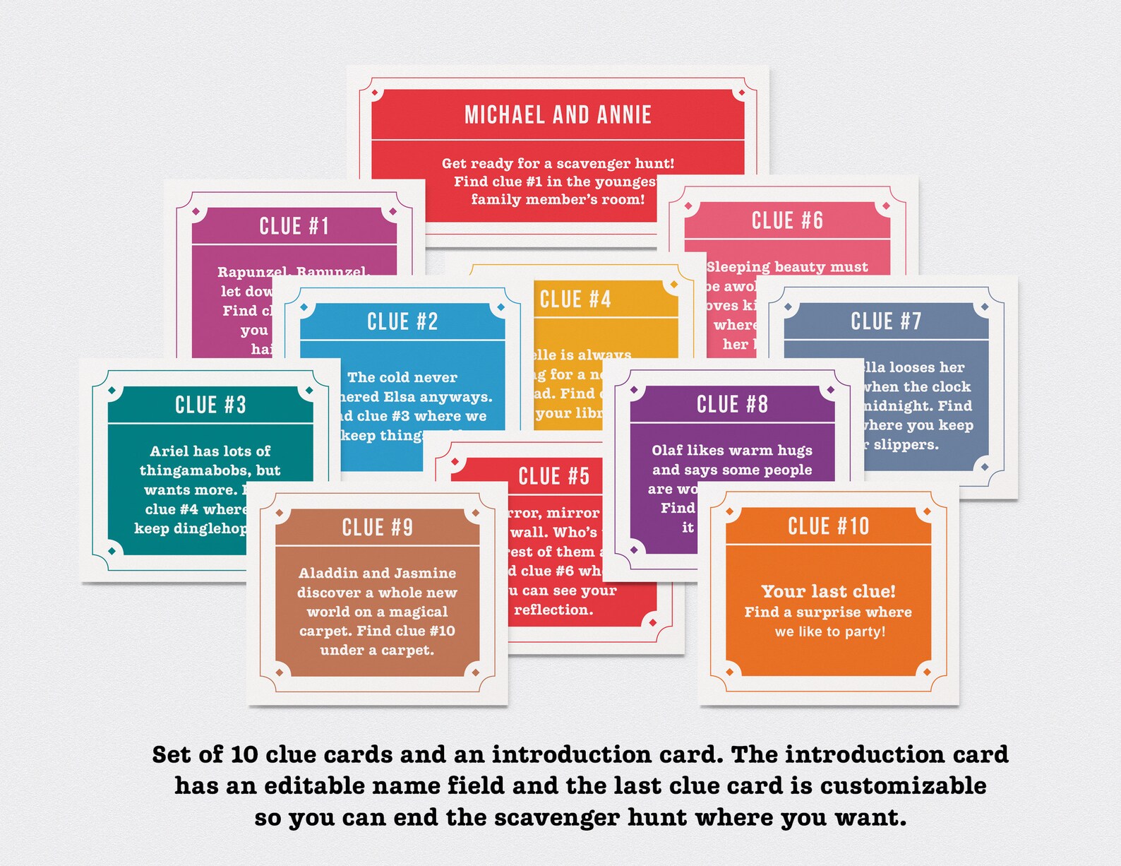 Magic Trip Reveal Scavenger Hunt, Editable Scavenger Hunt, Download PDF ...