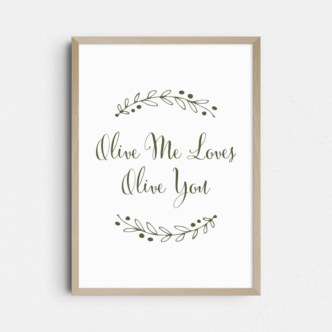Olive Me Loves Olive You Printable - Etsy