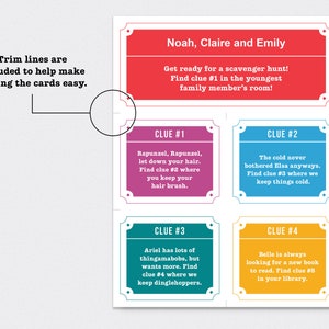 Magic Trip Reveal Scavenger Hunt, Editable Scavenger Hunt, Download PDF ...