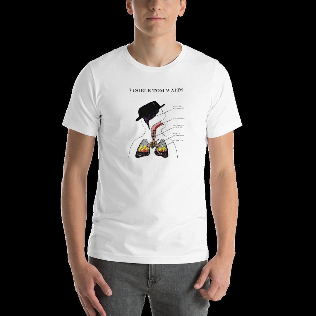Tom Waits Shirt, Custom Rock T-shirt, Tom Waits Tshirt, Perfect Gift ...