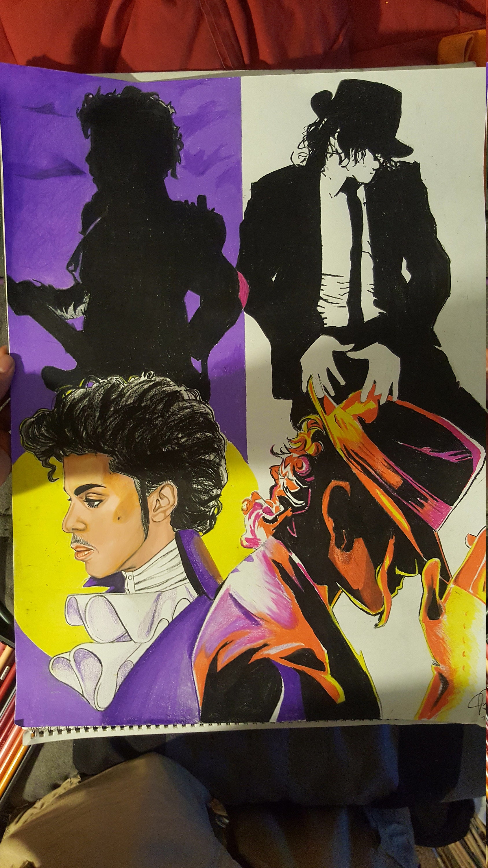 Michael Jackson & Prince (print) - Etsy