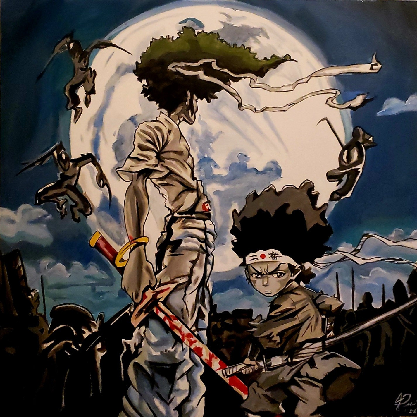 Boondocks Huey Samurai