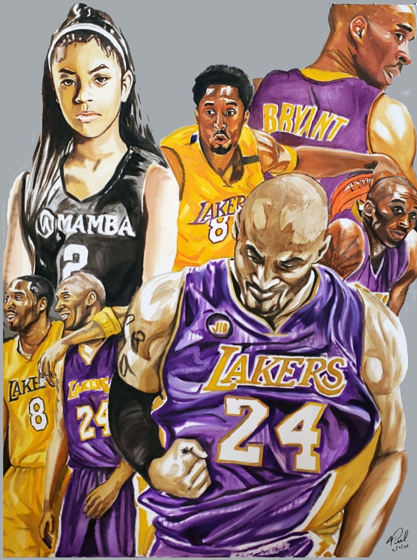 Kobe Bryant Print - Etsy