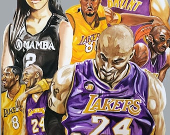 Kobe Bryant Print Poster - Etsy