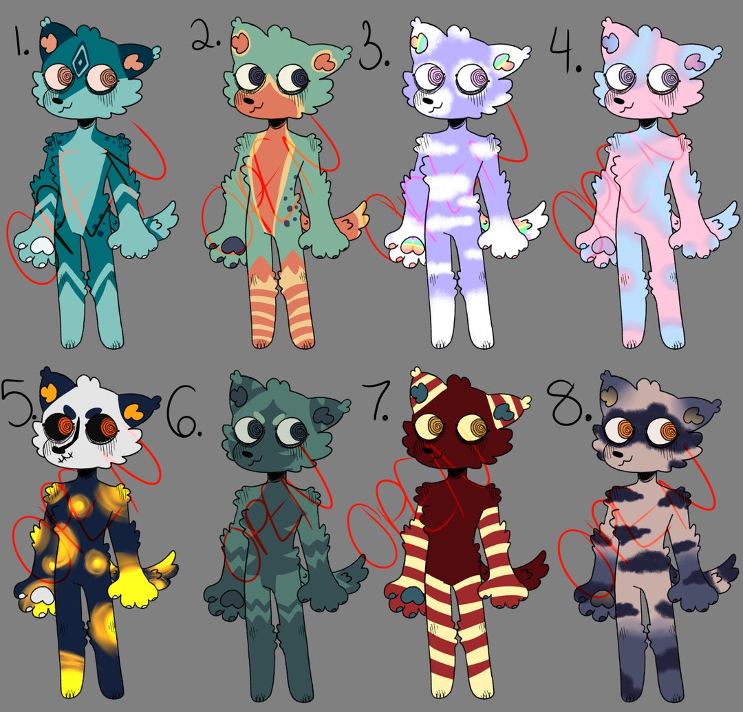 Fursona Adopts ON BASE - Etsy