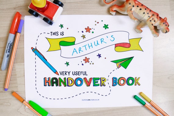 Single Parent Printable A4 Handover Book for Co-parenting | Etsy UK