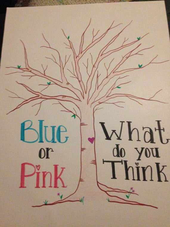 Gender Guess Tree | Etsy