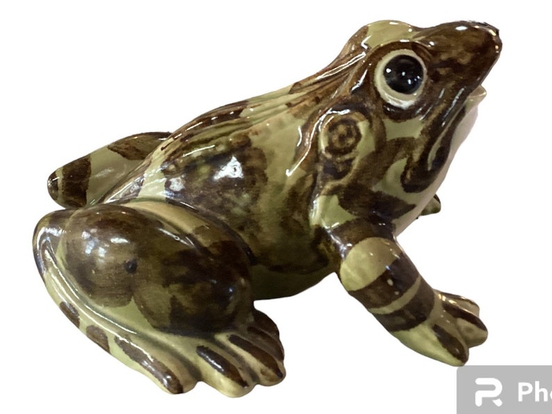 1930s Vintage Brush Mccoy Pottery Frog Garden Ornament - Etsy