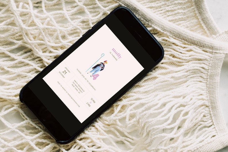 Toy Story Birthday, Toy Story Pink Printable Birthday Invitation, Bo ...