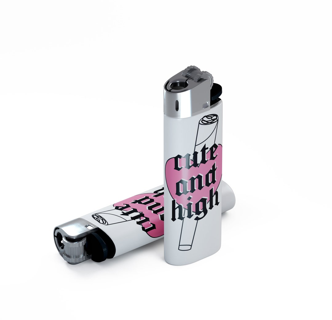 Cute Stoner Girl Cute and High Lighter - Etsy