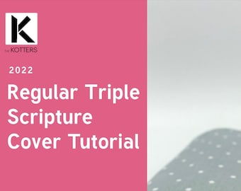 Regular Bible Scripture Cover Pattern Tutorial - Etsy