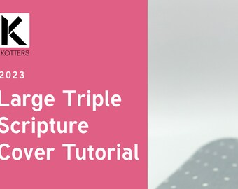 Large Bible Scripture Cover Pattern Tutorial - Etsy