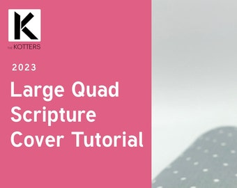 LDS Standard Quad Scripture Cover Tutorial Pattern - Etsy