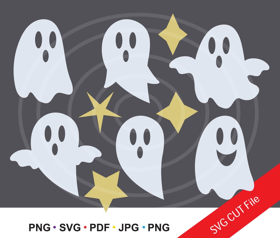 INSTANT Download. Halloween Ghost Clip Art. Personal and Commercial Use ...