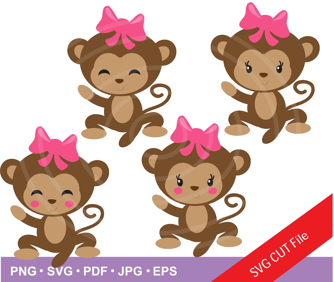INSTANT Download. Monkeys Clip Art. Personal and Commercial Use. - Etsy
