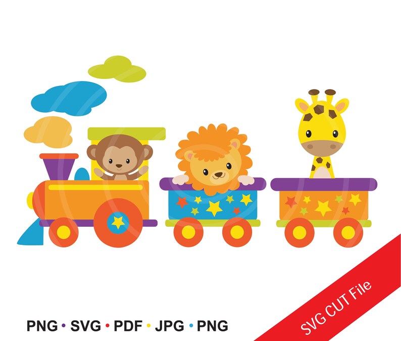 INSTANT Download. Zoo Train Clip Art Image. Personal and | Etsy