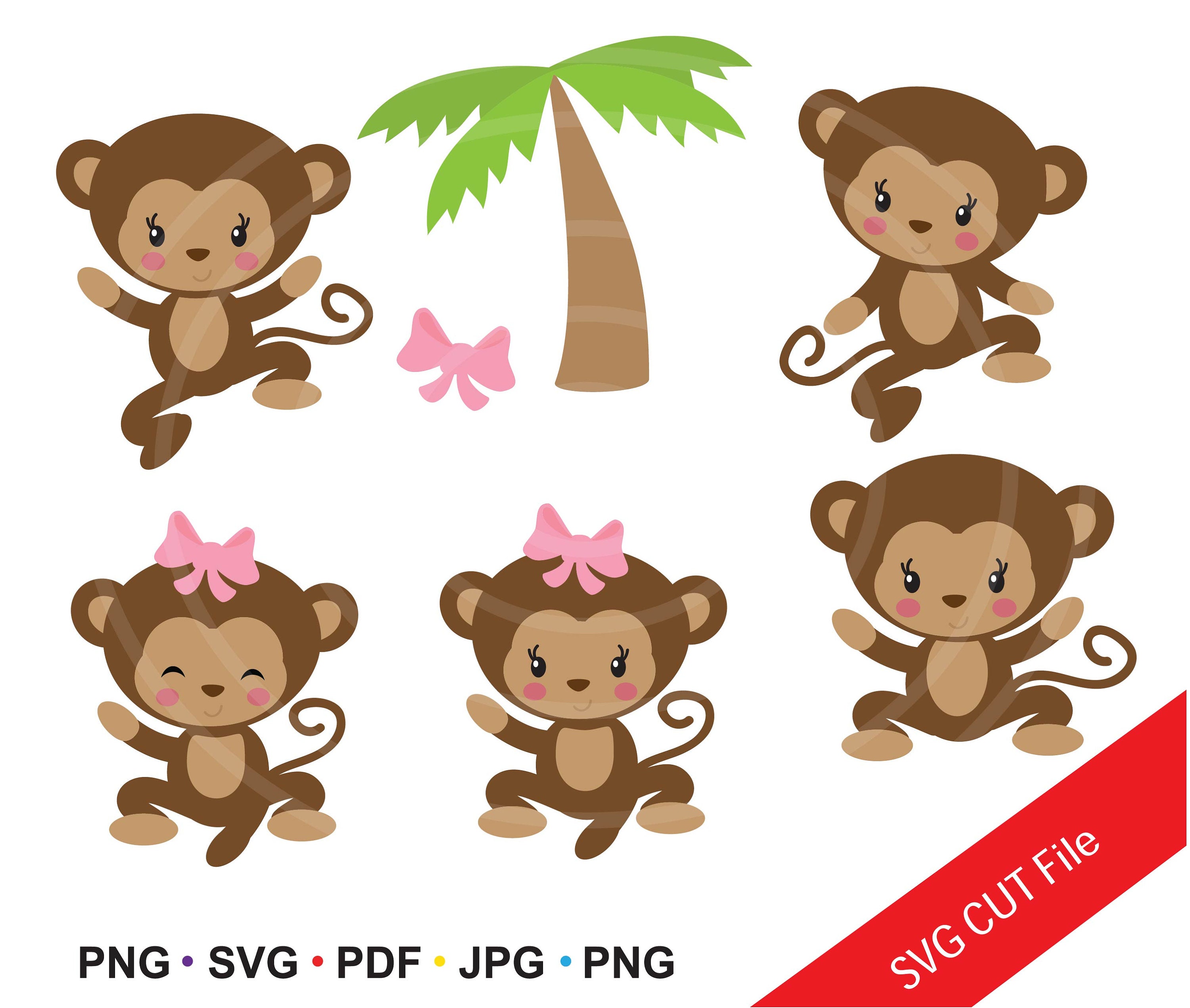 Baby Boy Monkey Clip Art Free