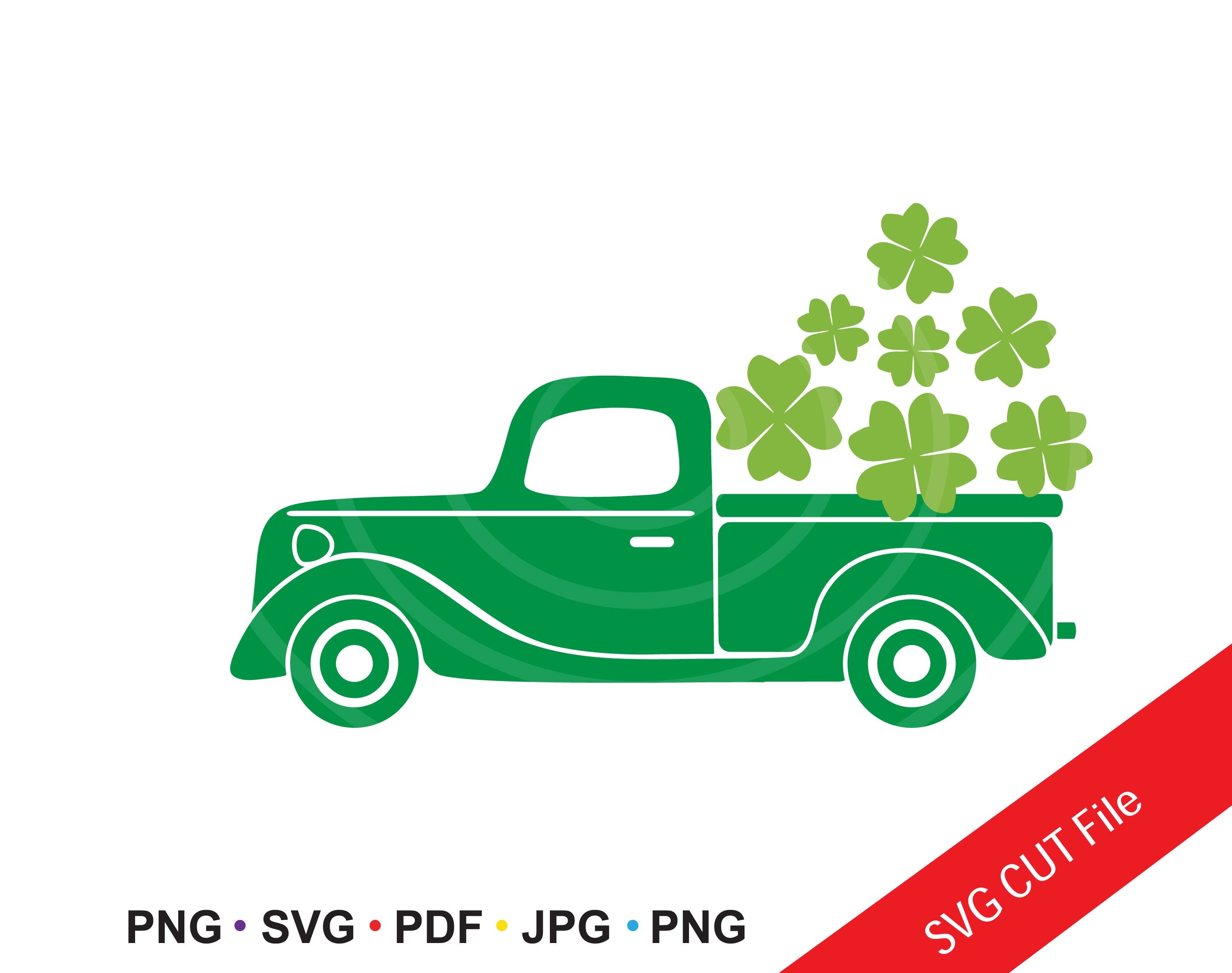 INSTANT Download. St patrick's day truck clip art image. | Etsy