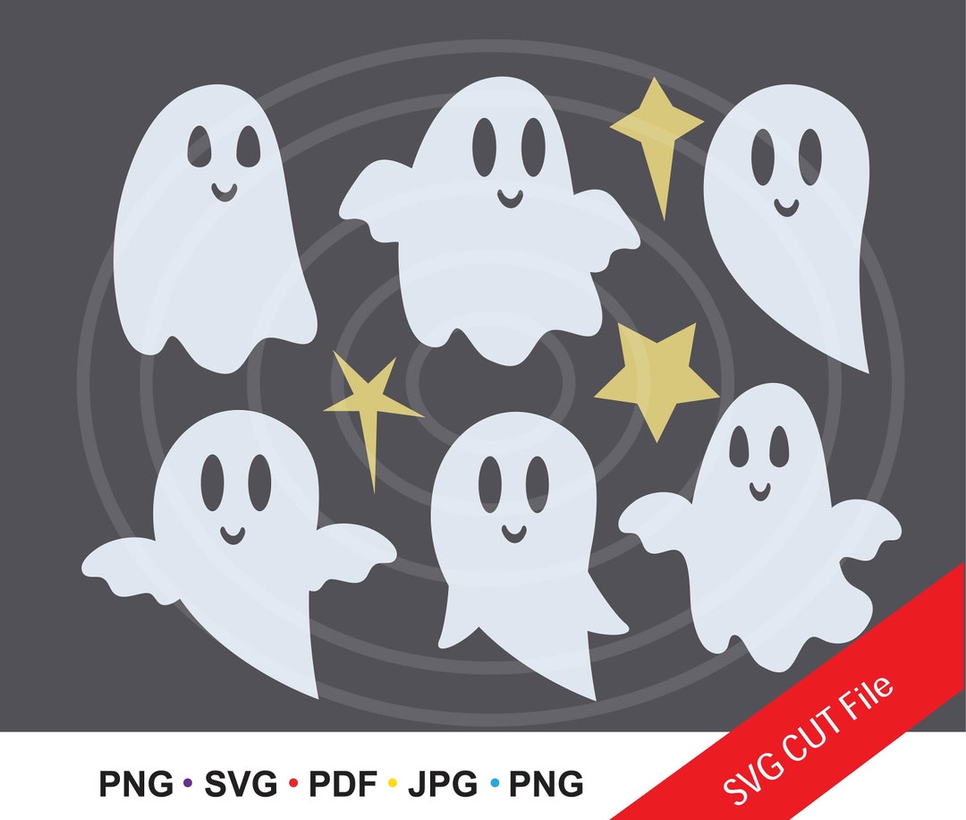 INSTANT Download. Halloween Ghost Clip Art 2. Personal and Commercial ...