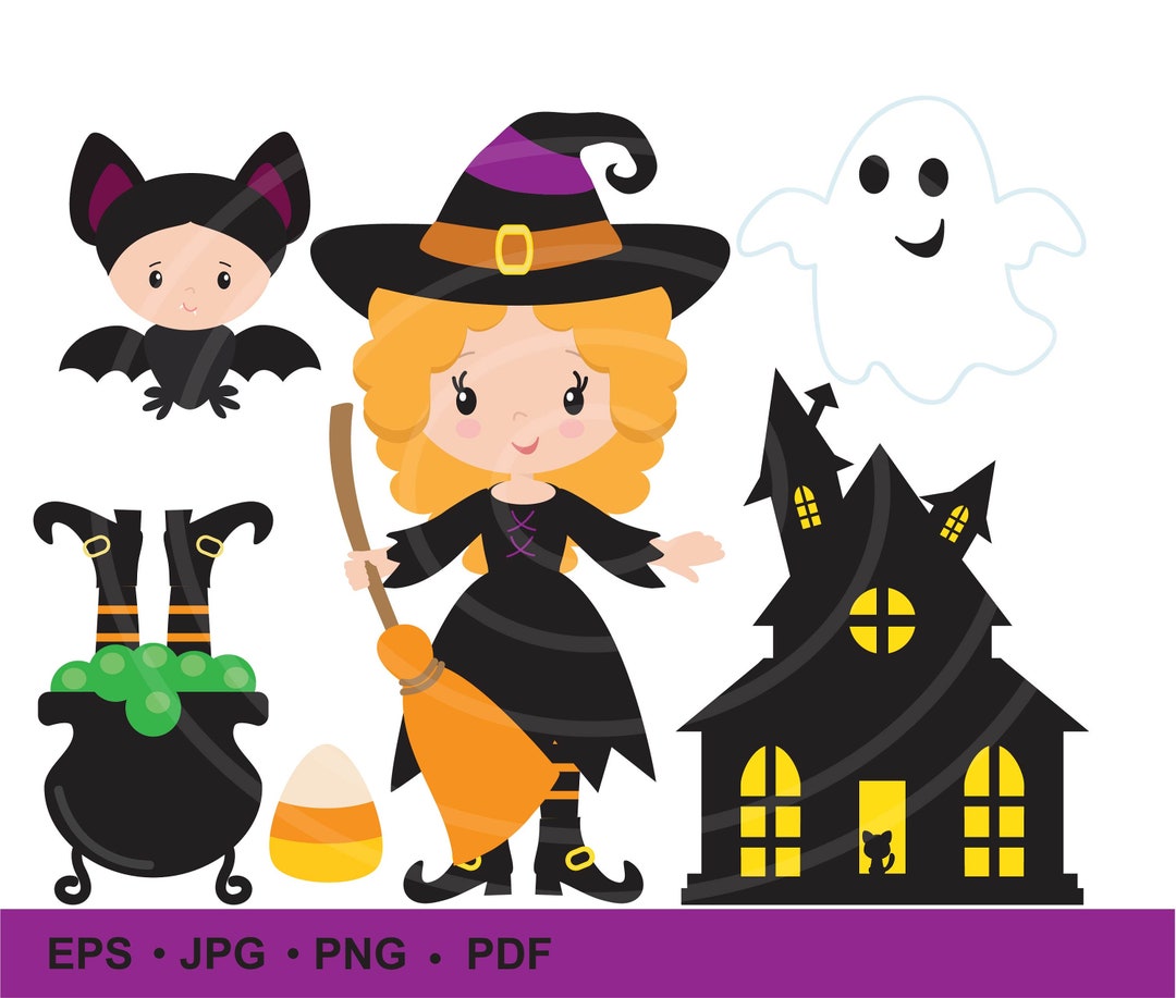INSTANT Download. Halloween Clip Art 4. Personal and Commercial Use. - Etsy
