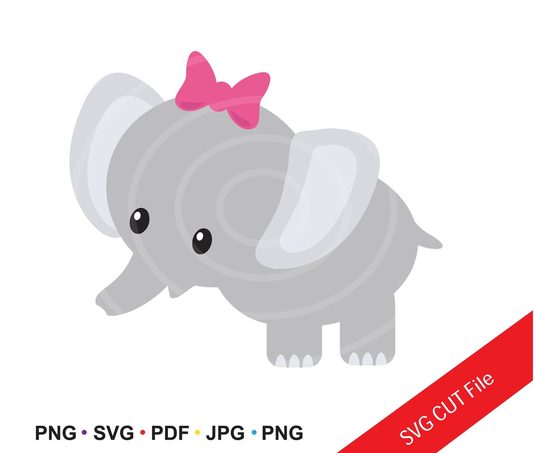 INSTANT Download. Elephant Clip Art Image. Personal and Commercial Use ...