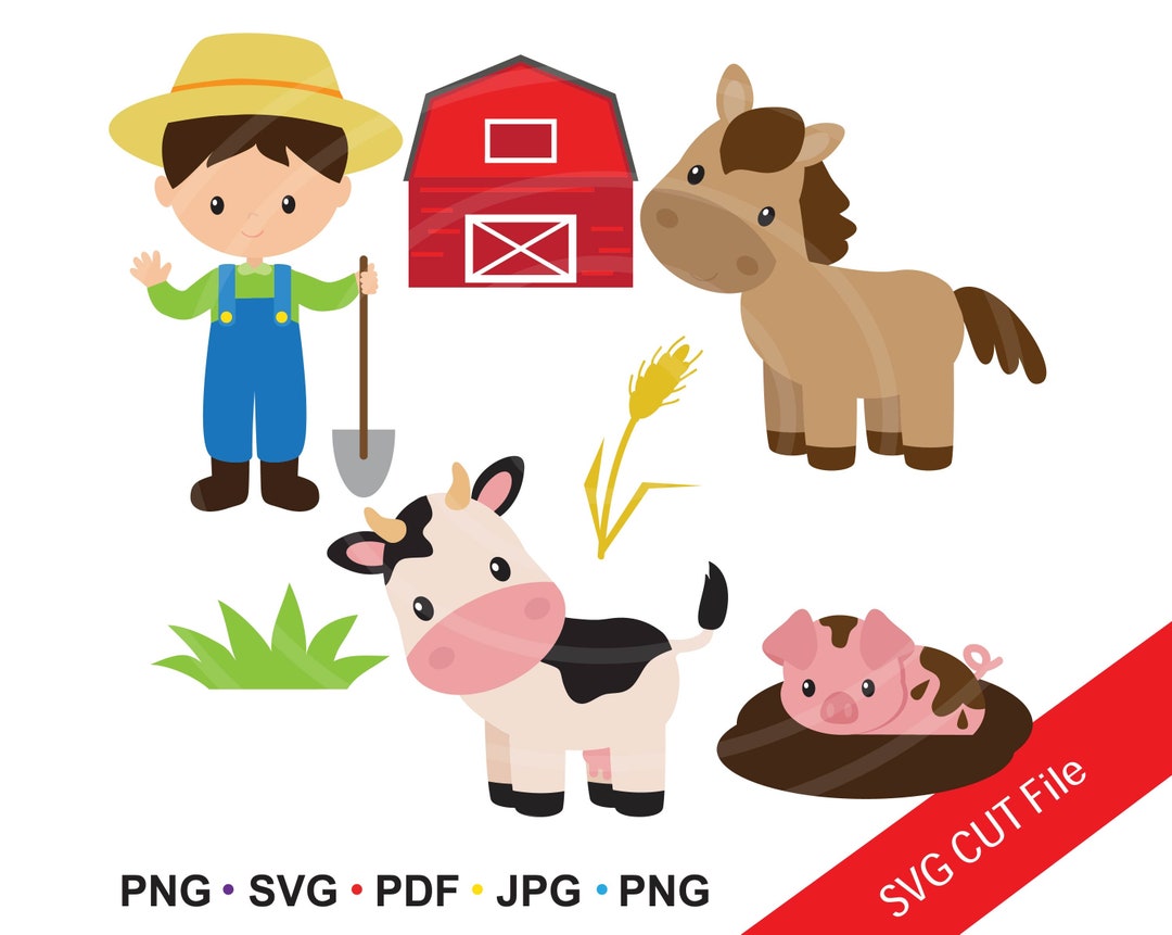 INSTANT Download. Farm Clip Art. Personal and Commercial Use. - Etsy