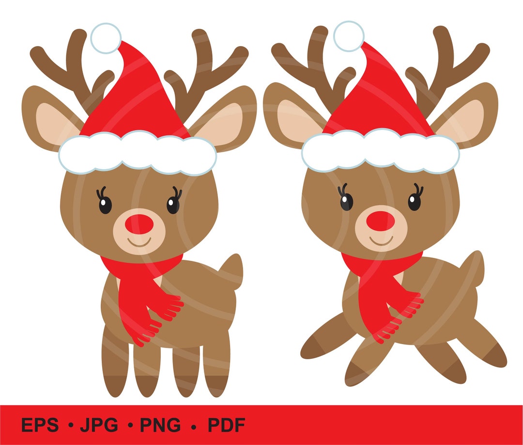 INSTANT Download. Reindeer Clip Art 7. Personal and Commercial Use. - Etsy