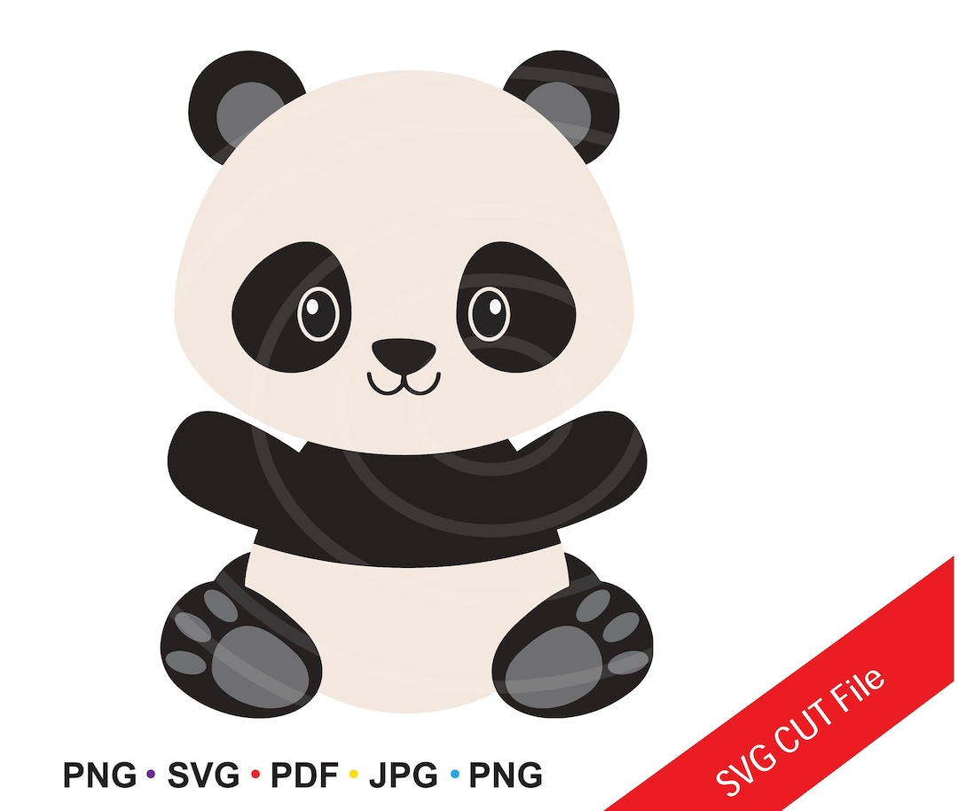 INSTANT Download. Panda Bear Clip Art Image. Personal and Commercial ...