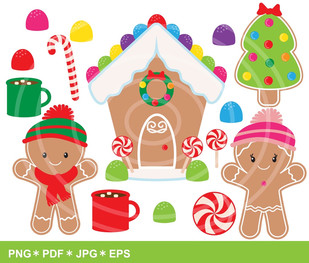 INSTANT Download. Gingerbread Clip Art 2. Personal and Commercial Use ...