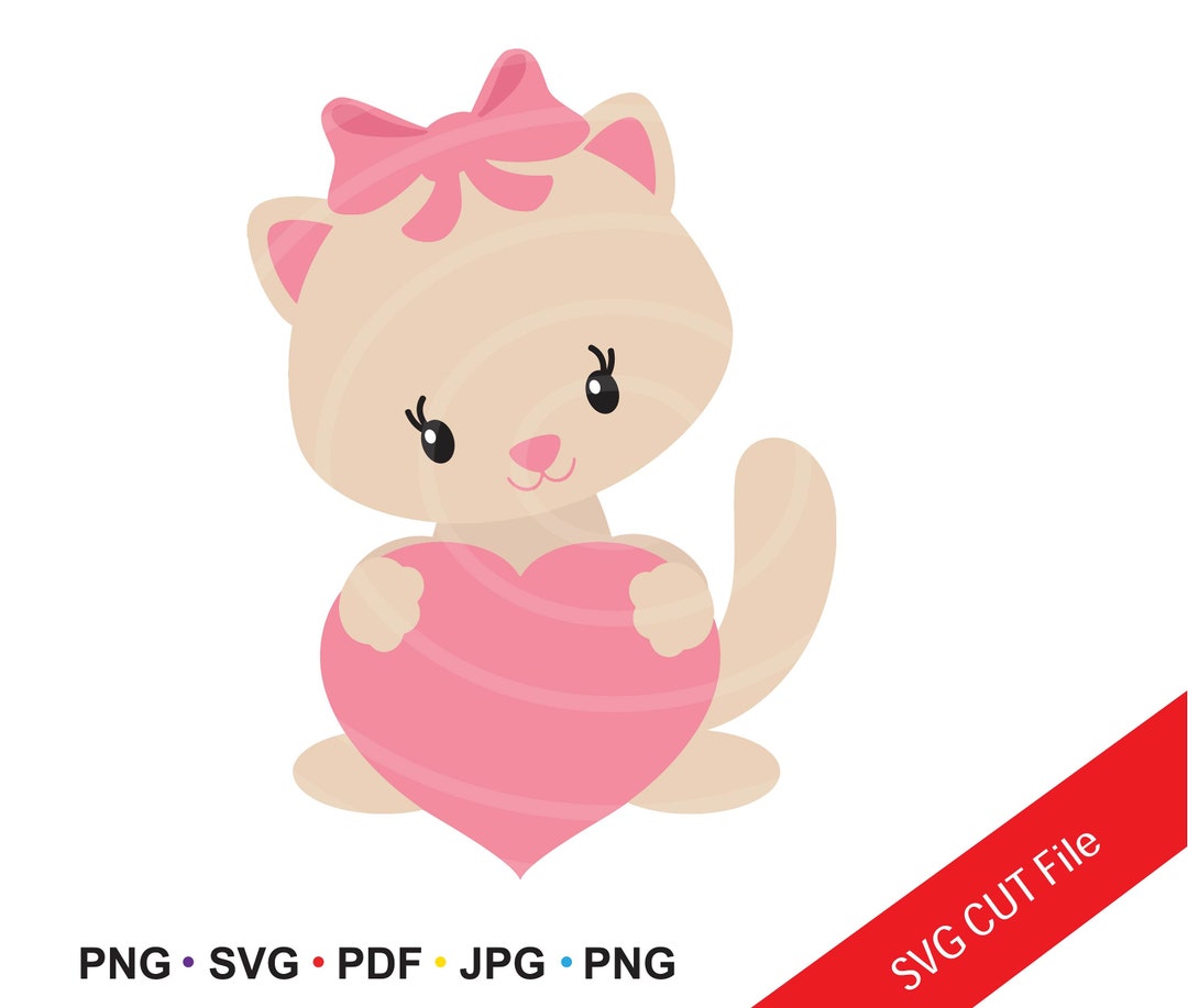 INSTANT Download. Kitty Cat Clip Art Image. Personal and Commercial Use ...