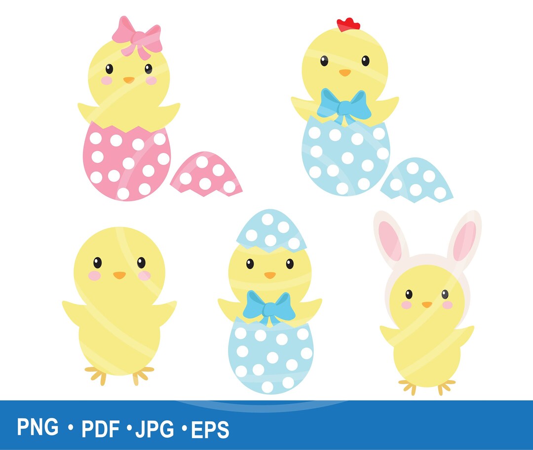 INSTANT Download. Easter Chicken Clip Art 1. Personal and Commercial ...