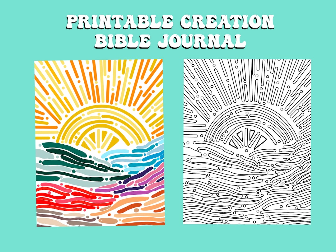 Creation Bible Journal - Genesis - Etsy