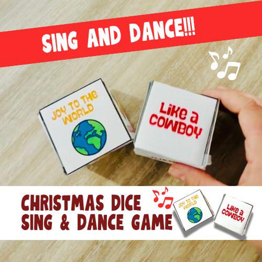 Christmas Sing and Dance Dice Game for Kids – Printable Activity ...