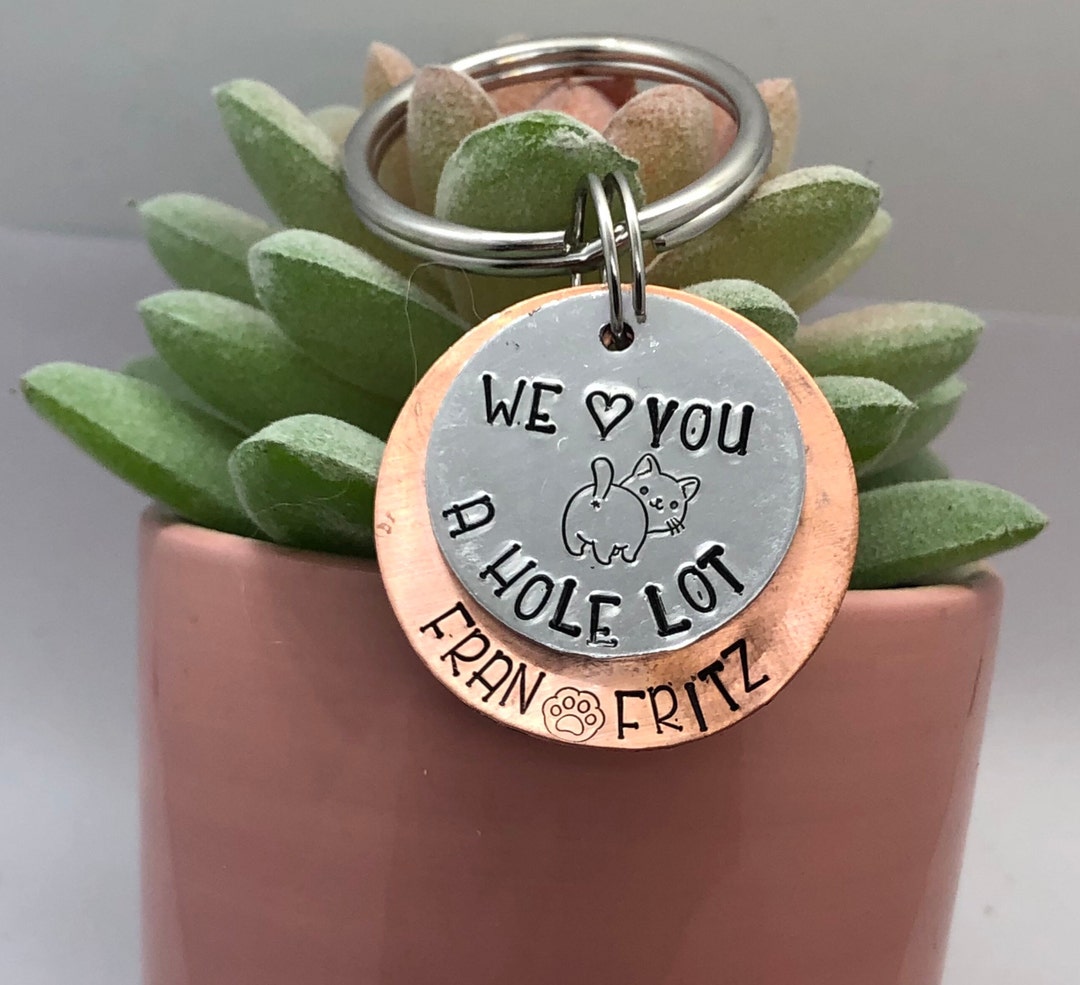 Cat Lover Keychain | Cat Mom Gift | Cat Ladies Keyring - Etsy