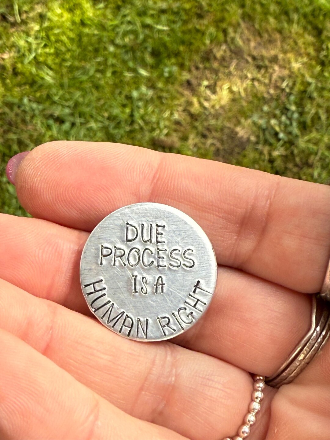 Due Process is a Human Right Pin, Save Democracy - Etsy