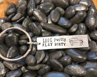 Jeep Girl Keychain - Etsy