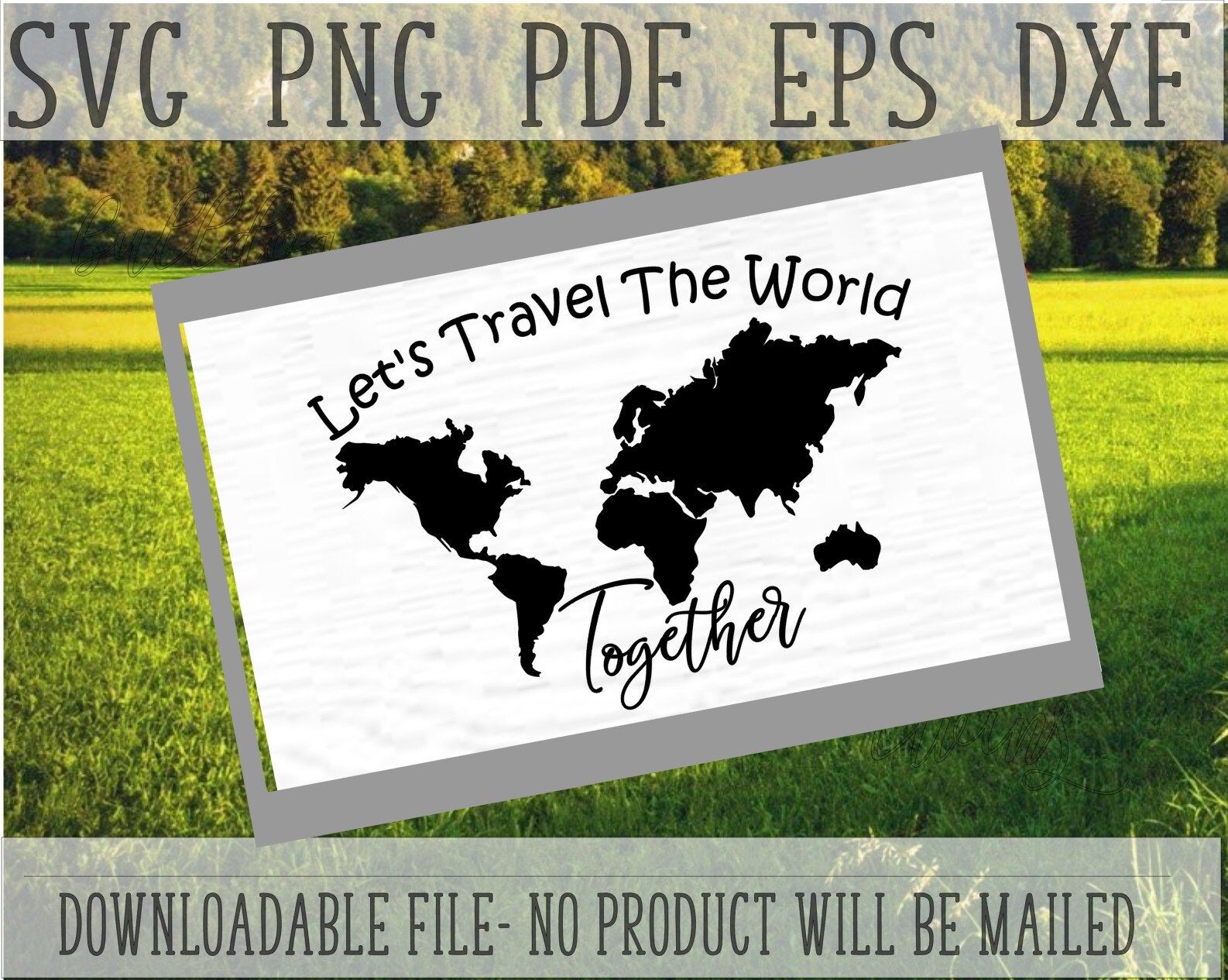 Viajar SVG Vamos a viajar por el mundo PNG archivo de corte - Etsy España