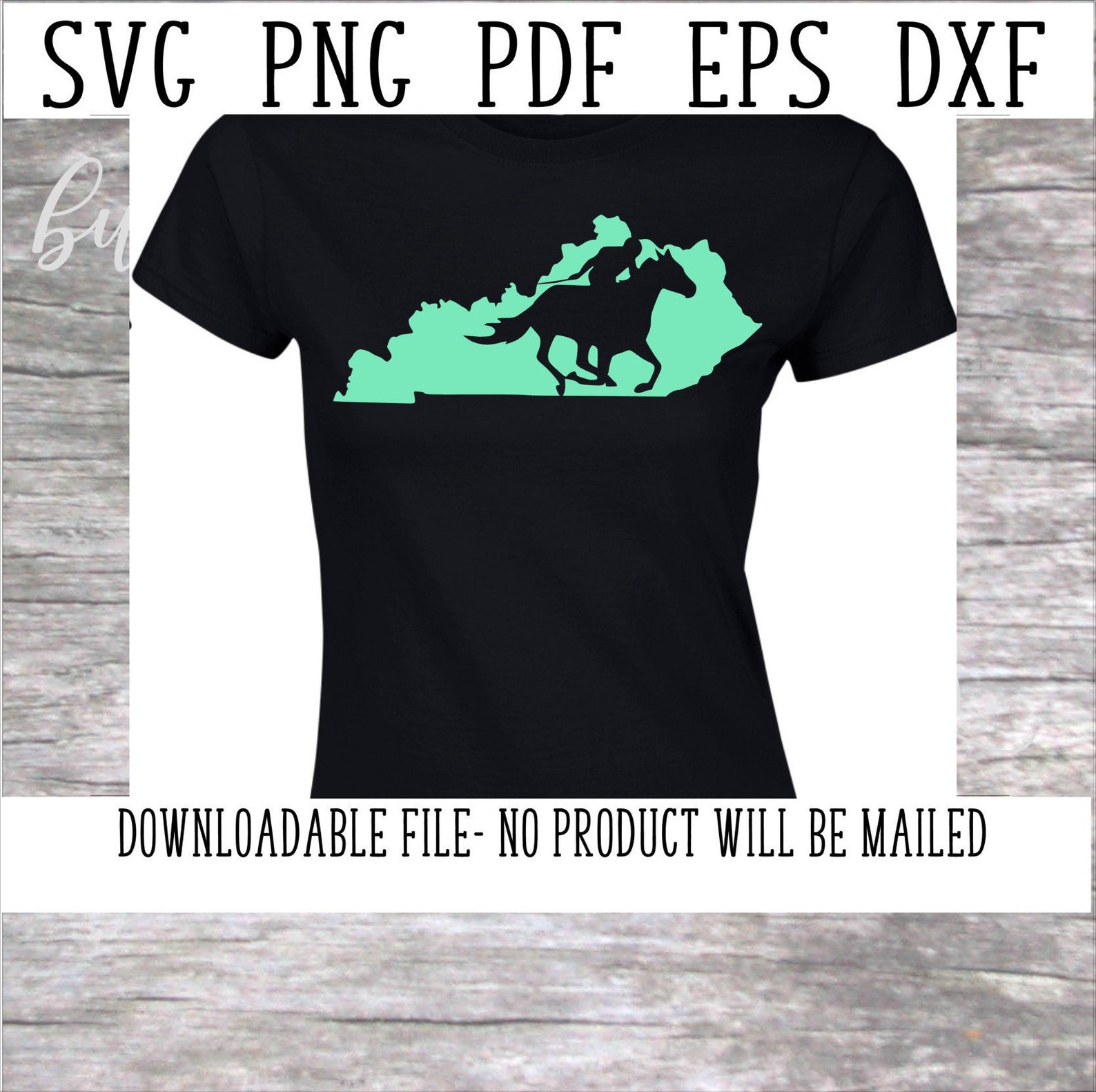 Kentucky State SVG, Thoroughbred Design, Race Horse Cut File ...