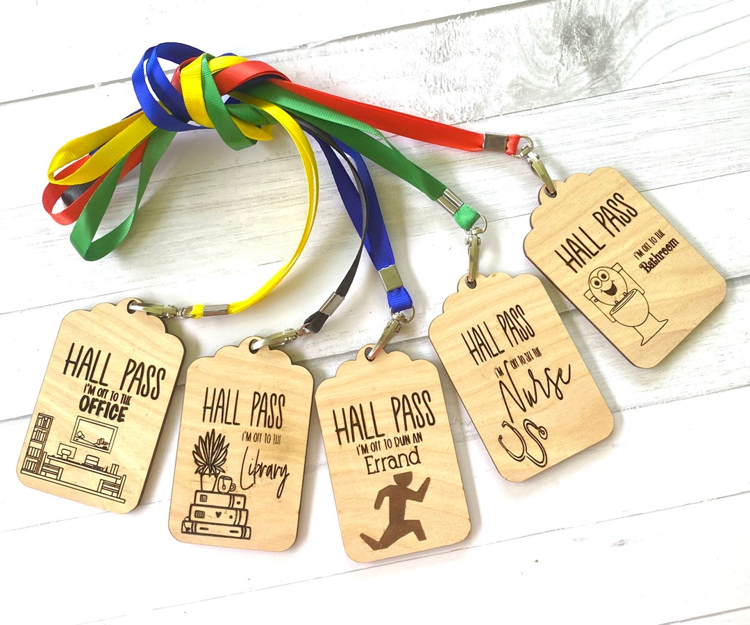 Hall Passes, Teacher Gifts, Back to School, Classroom Supplies ...