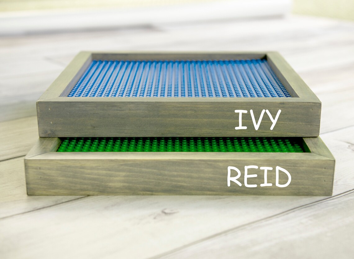 Personalized Building Block Tray Baseplate Kids Tray Table | Etsy