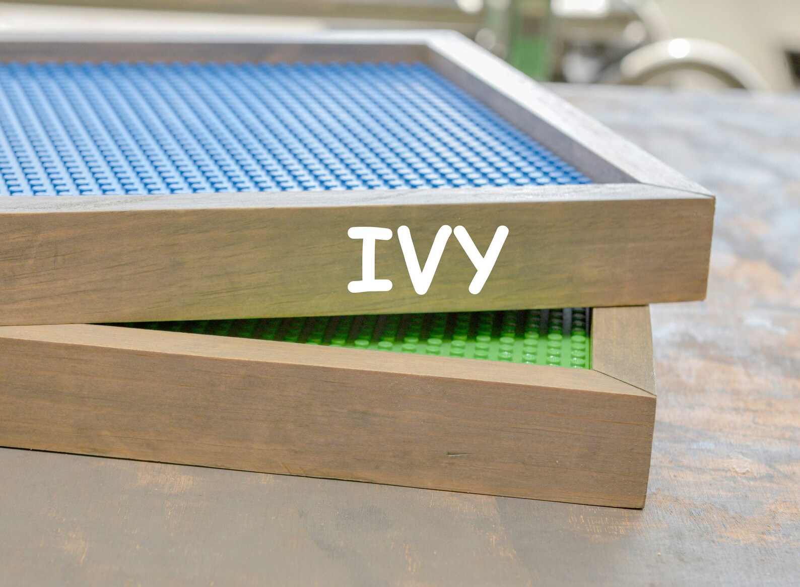 Personalized Building Block Tray Baseplate Kids Tray Table | Etsy