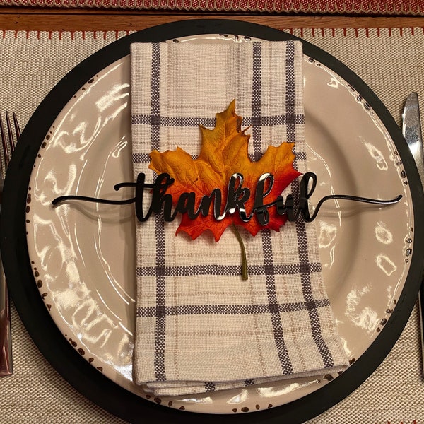 Thankful Plates - Etsy