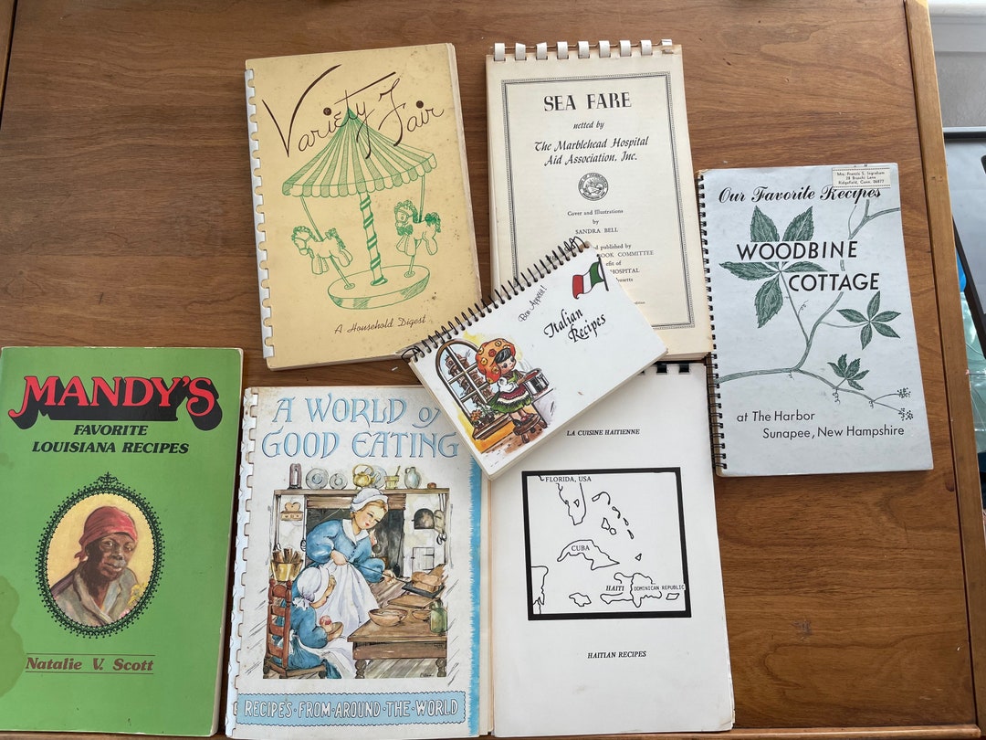 Vintage Regional Cookbooks, Spiral Bound, Locally Recipes, Local Grown ...