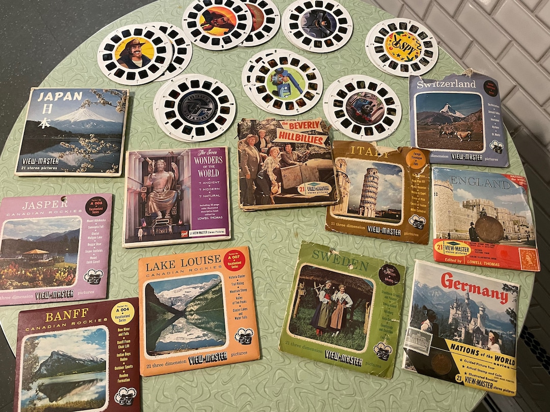 Viewmaster 3 Reel Sets, Original Packaging, Wonders of the World ...